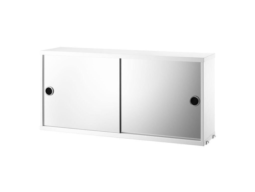 Cabinet sliding mirror white 78x20 String System - TOC TOC – TOCTOC LIVING