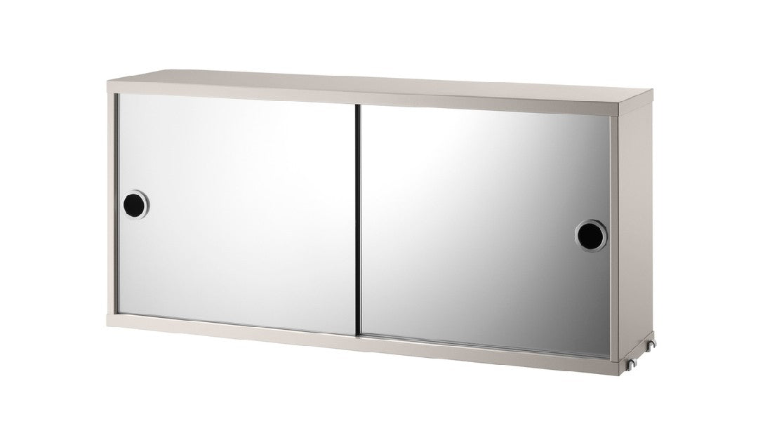 Cabinet with two mirrored doors 78x20 cm Beige - TOC TOC Store – TOCTOC ...