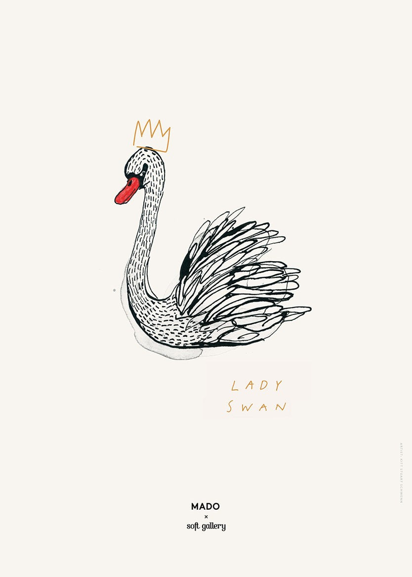 Lámina Lady Swan | Paper Collective | TOCTOC Kids Store – TOCTOC LIVING